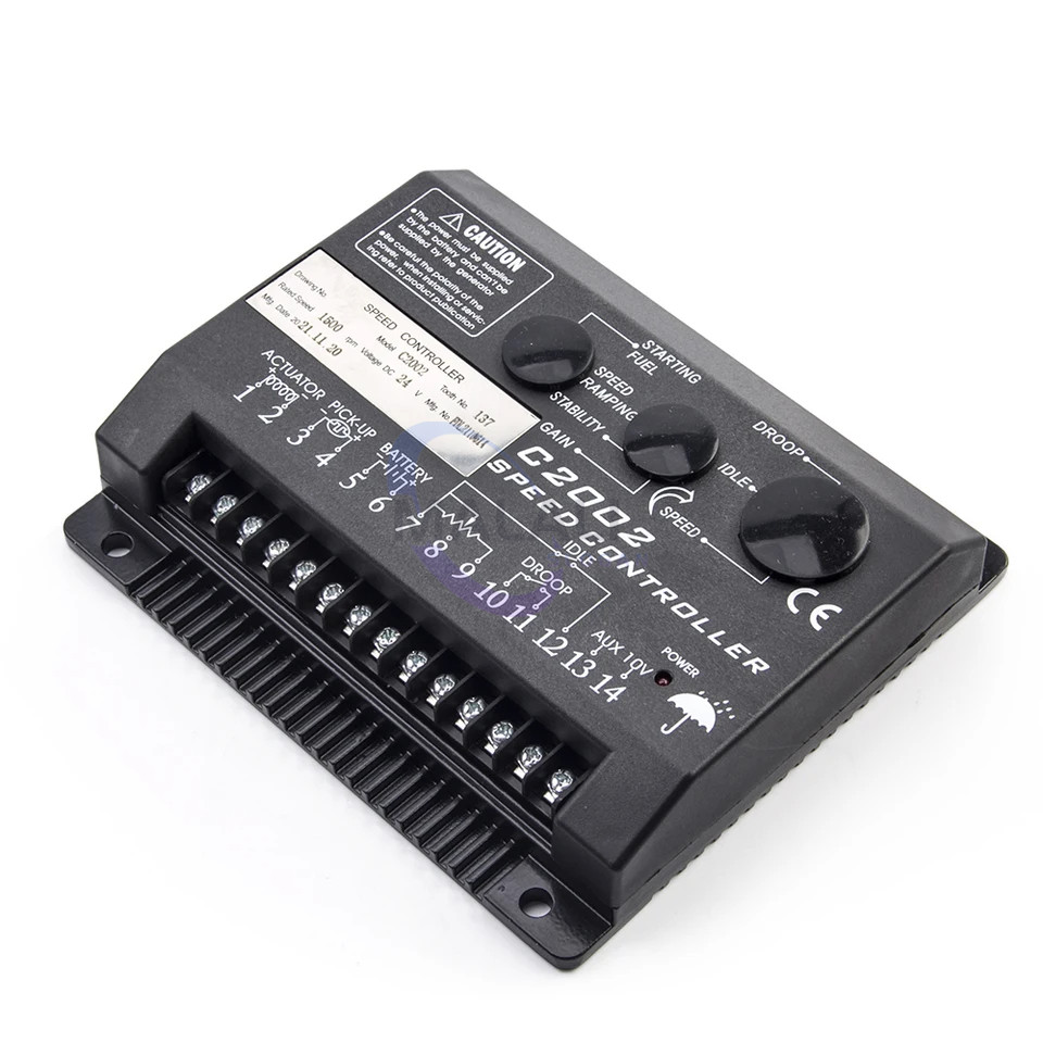 Replace Fortrust C2002 Governor Speed Controller For Diesel Generator DC Motor Intelligent Speed ...
