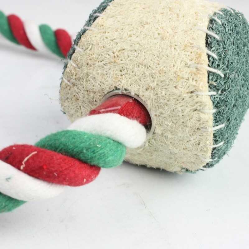 Gourd Sponge Dog Toy, Sponge Gourd Tennis Ball Rope Training Dog Toy ...