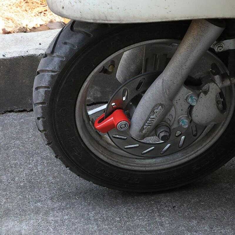 Motorcycle 6 Brake Lock Heavy Duty Electric Scooter Lock Scooter Wheel ...
