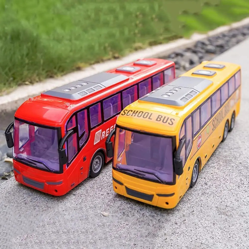 RC School Bus Car Toy Simulation Remote Control Express Delivery ...