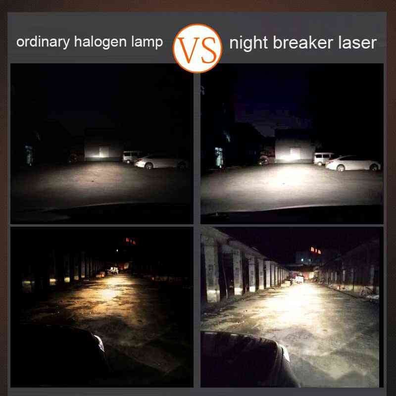 Night Breaker Laser Next Generation H1 H8 H11 HB3 H3 H4 H7 HB4 12V ...