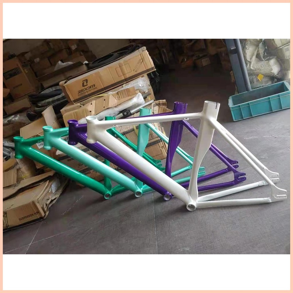 ♀ Xunwuk Color fixed gear 700c aluminum alloy single-speed frame, dead ...