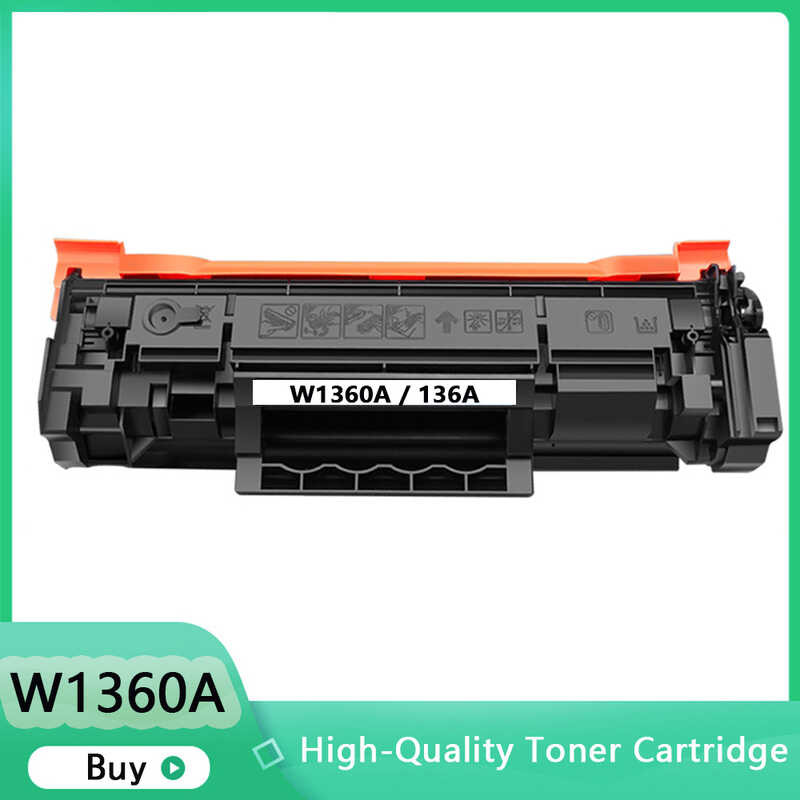 No 2 Chip Compatible Cartridges W1360a Replacement 136A For HP Laserjet ...