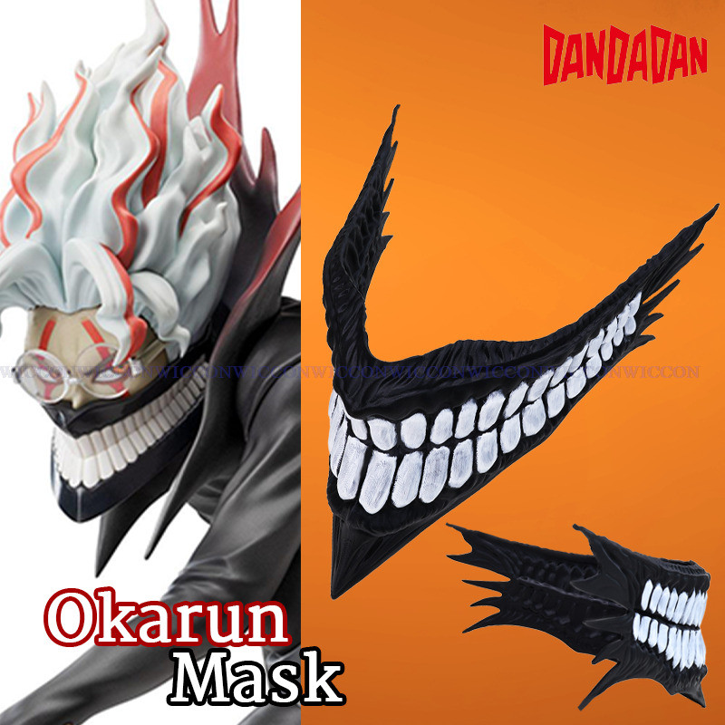 ♀ Hot New Anime Dandadan Cosplay Ken Takakura Okarun Devil Horn Skull ...