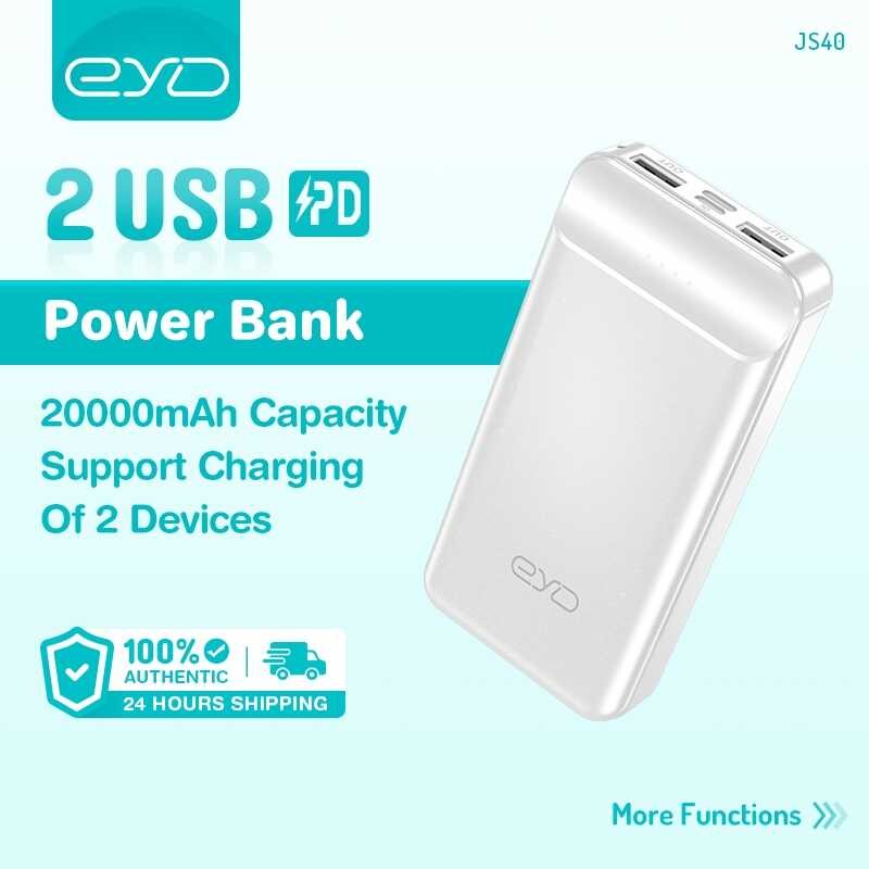 97 EYD 4 SA 1 20000Mah Powerbank Fast Charger Dalawang USB Output Type ...