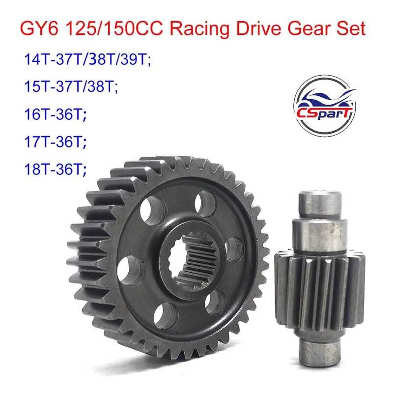 Racing Transmission Gear Set 14T 15T 16T 17T 18T GY6 125 150 152QMI ...