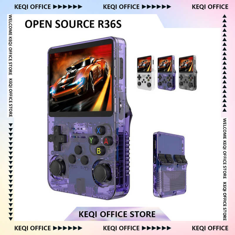 R36s Open Source Retro Handheld Video Portable Pocket USB 64Gb Game Console Android Ux System3.5 ...