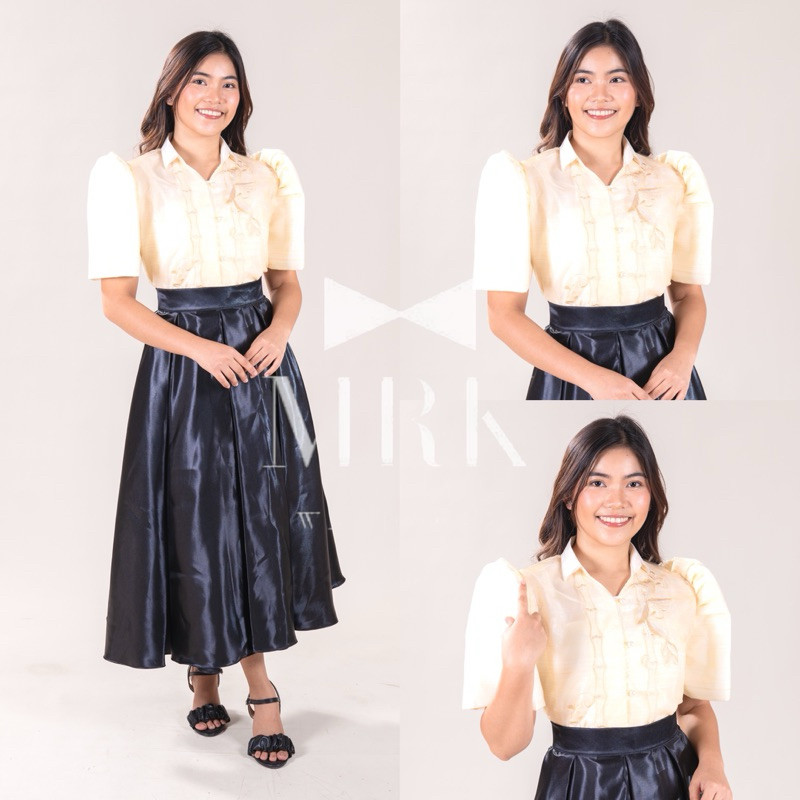 ♞Ladies Barong Filipiniana Sleeves (Assorted Burda) | Shopee Philippines