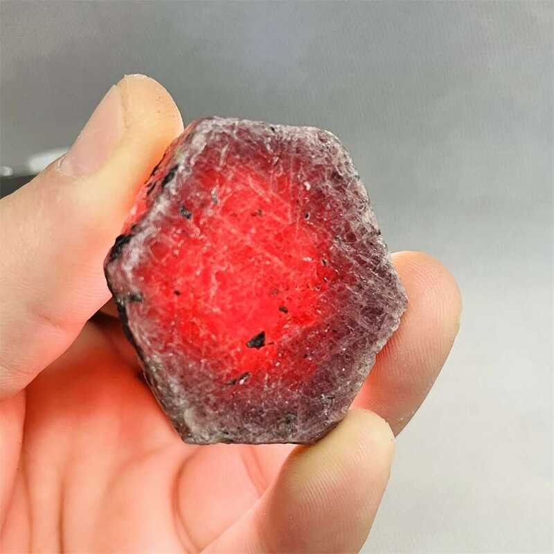 Tt Natural Gemstones Ruby Orihinal Mineral Specimens Home Espiritual ...