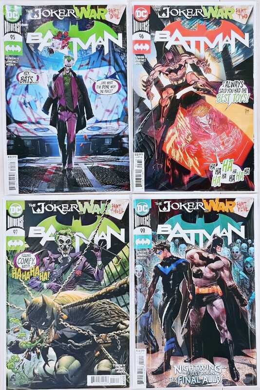 DC Batman Joker Wars Batman Joker English Original Comic Journal Poster ...
