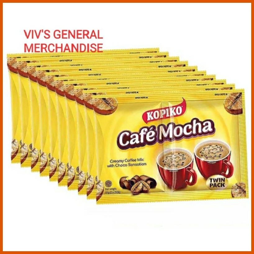 ⊕ ⇨ Kopiko Cafe Mocha Twin Pack ( 10 twin packs ( | Shopee Philippines