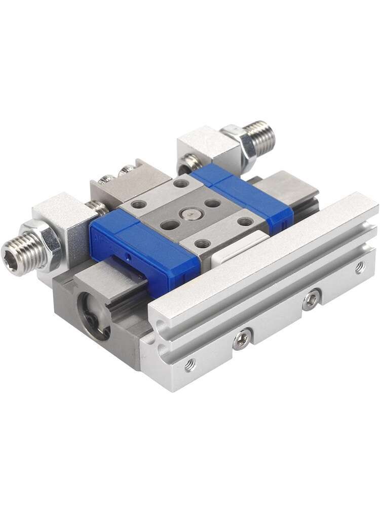 Yade Rui Dong Micro Precision Sliding Table Cylinder na may Guide Rail HGS6X8X10X12X5X10X15X20-S ...