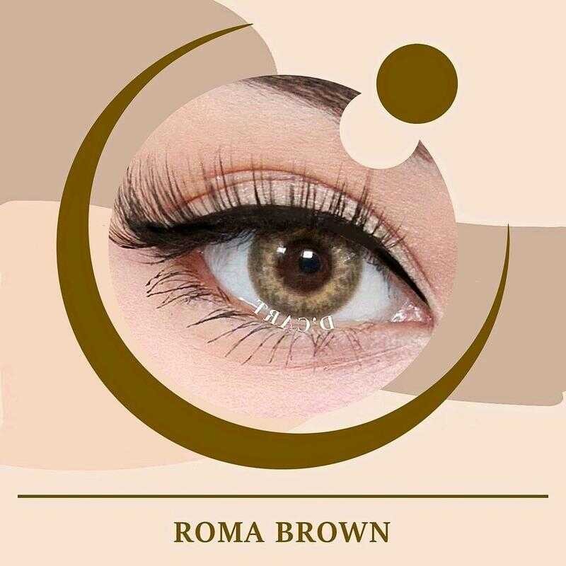 76F Roma Brown Dcart Lenses 1Pair | Shopee Philippines