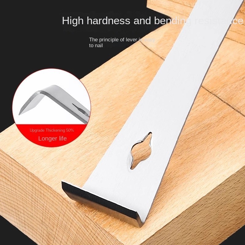 Stainless steel crowbar, carpentry wonder tool, multi-functional ...