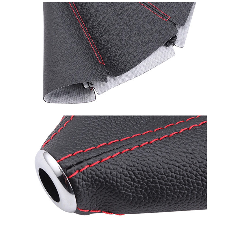 Universal Car Gear Shift Collars Pu Leather Car Shift Collar Automatic ...