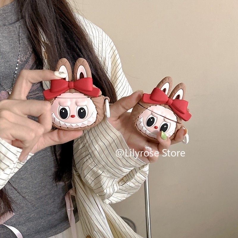 Cute Labubu Case for AirPods 4 [2024] AirPods Pro2 Pro 3 2 1 Soft ...