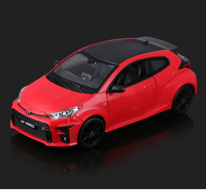 Bburago 1/24 Toyota GR Yaris Diecast car Car Model Simulation Alloy Diecast Car Children and ...