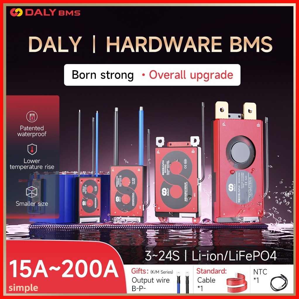 ☑ Solar DALY BMS 4S 12V | 8S 24V | 16S 48V Lifepo4 Battery Protection ...