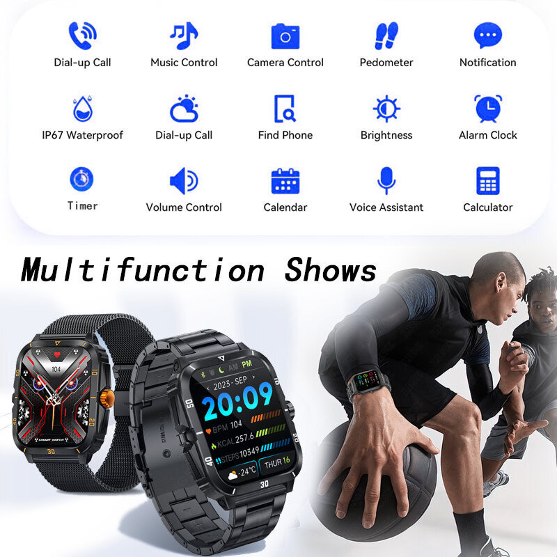 Orihinal LIGE Na Smart Watch Men Full Touch Screen 430 Mah Battery 30 ...