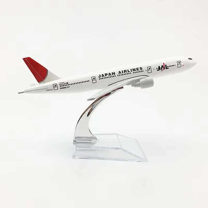16CM Airplane JAL Japan Aires Boeing B777 Aires Aircraft Diecast Plane ...