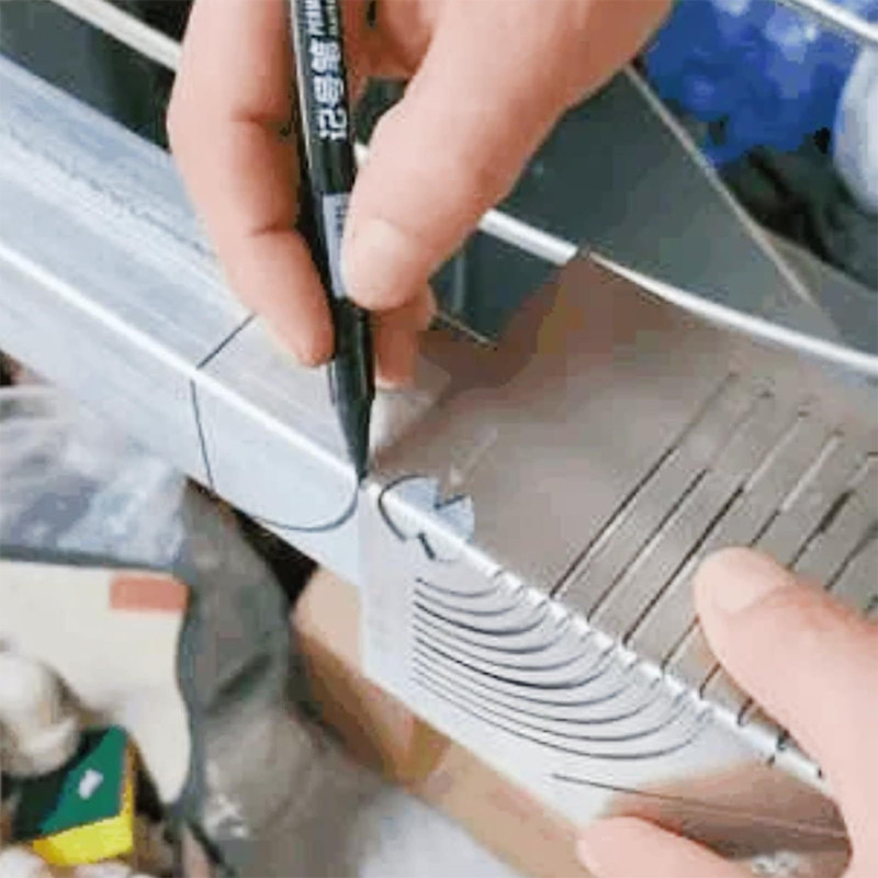 Precision Flex Angle Arc Marking Tool for 20-65mm Metal Pipe Saddle Cutting Guide Pipefitter ...