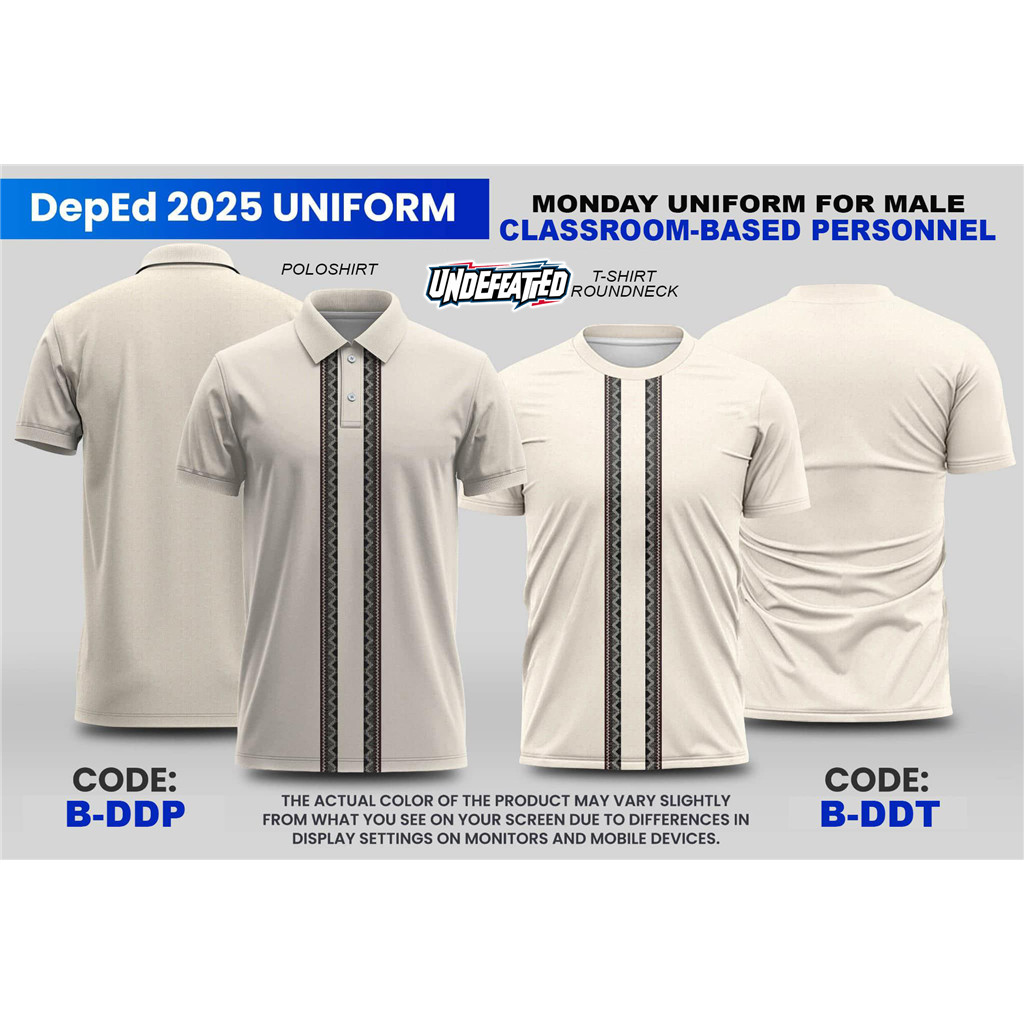 2025 NEW DEPED UNIFORMS MONDAY UNIFORM FOR FEMALE CLASSROOM-BASED ...
