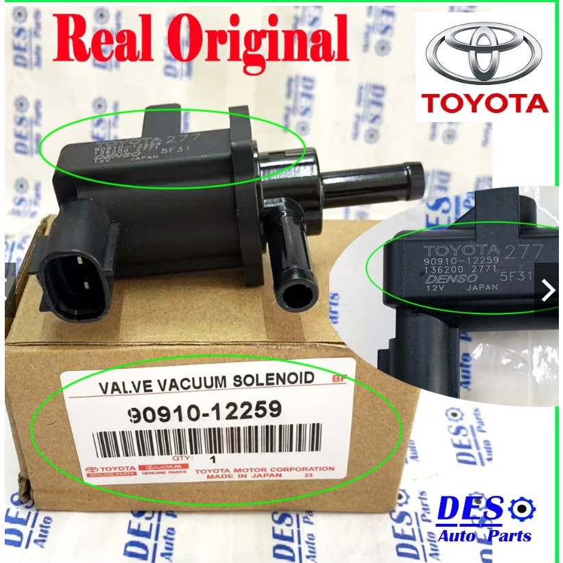 TOYOTA FICD Vacuum Vapor Canister Purge Valve Solenoid Camry 2.4/3.0/3 ...