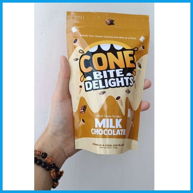 Cornetto cone tip choco filled bite-size snacks and dessert (MILK ...