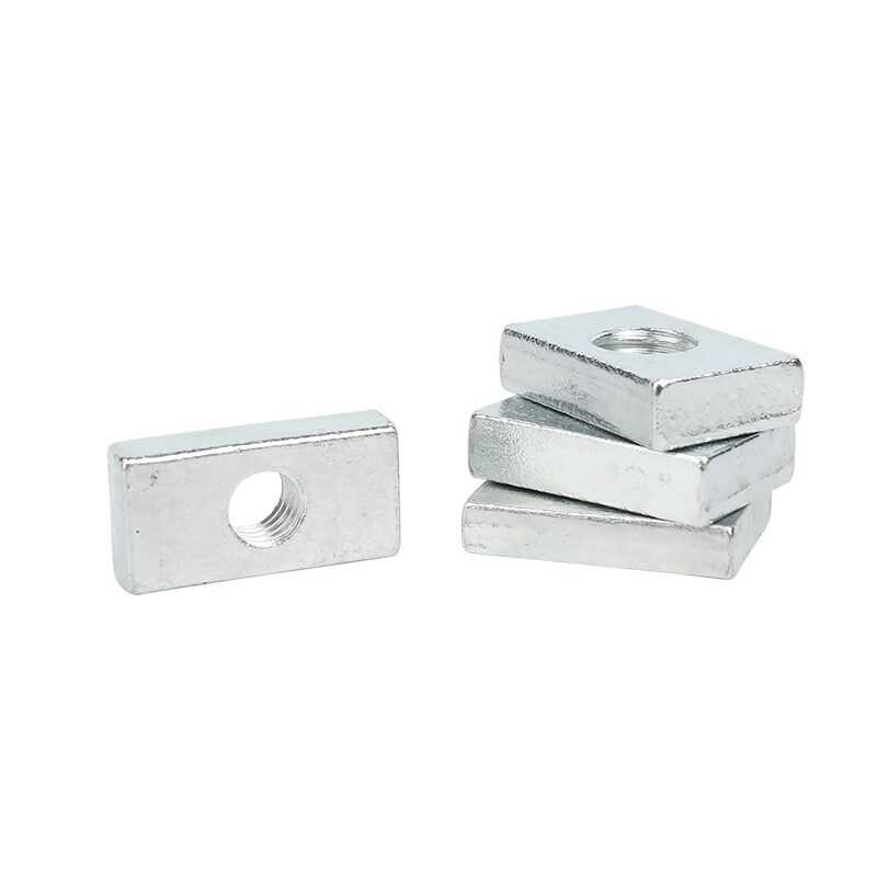 rectangular Iron galvanized nut square nut square screw cap square ...