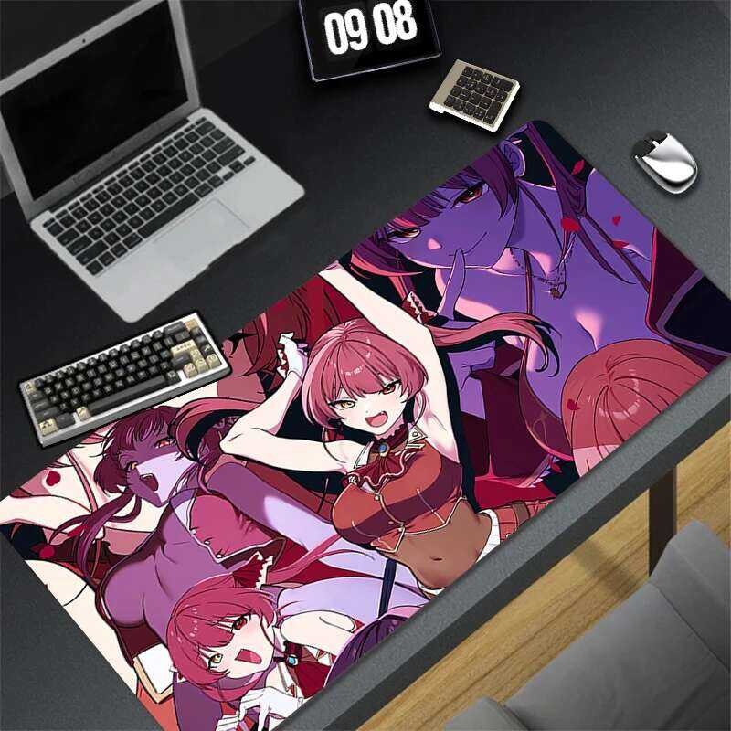 Hololive Houshou Marine Mouse Pad Laptop Kawaii Sexy Gaming Keyboard ...