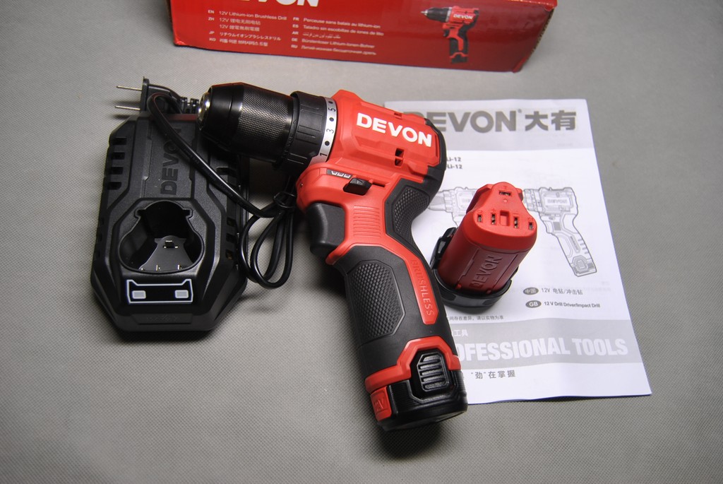 Devon 5208 [New Style] 12V Lithium Battery Brushless Hand Multi ...