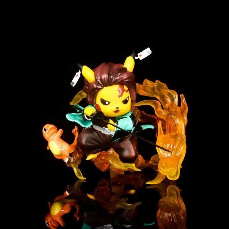 5C Demon Slayer COS Tanjiro Charmander Nezuko Dream Demon My Wife ...