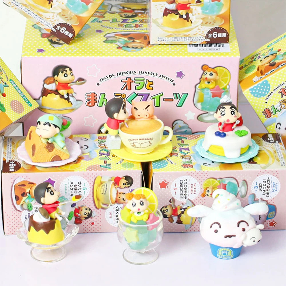 Cartoon Crayon Shin-Chan Food Version Coffee Shop Dessert Afternoon Tea ...