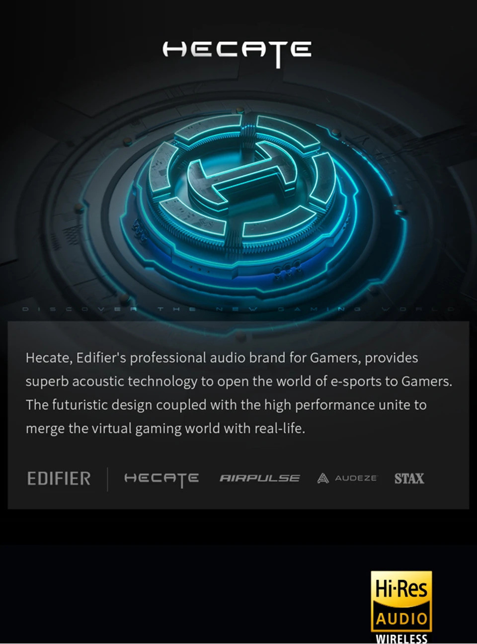 Edifier TWS Bluetooth Earphones Wireless Gaming Earbuds HECATE GX05 with 2.4Ghz USB-C Dongle ...