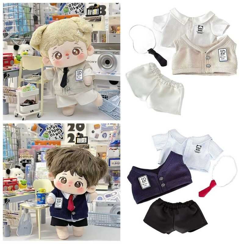 LY Shirt Vest Pants 20Cm Doll Clothes Multicolor Replacement Outfit ...
