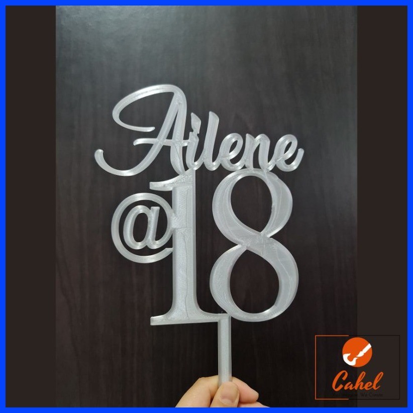 ∭ Happy Birthday Debut Cake Topper 18th Birthday Personalized ...