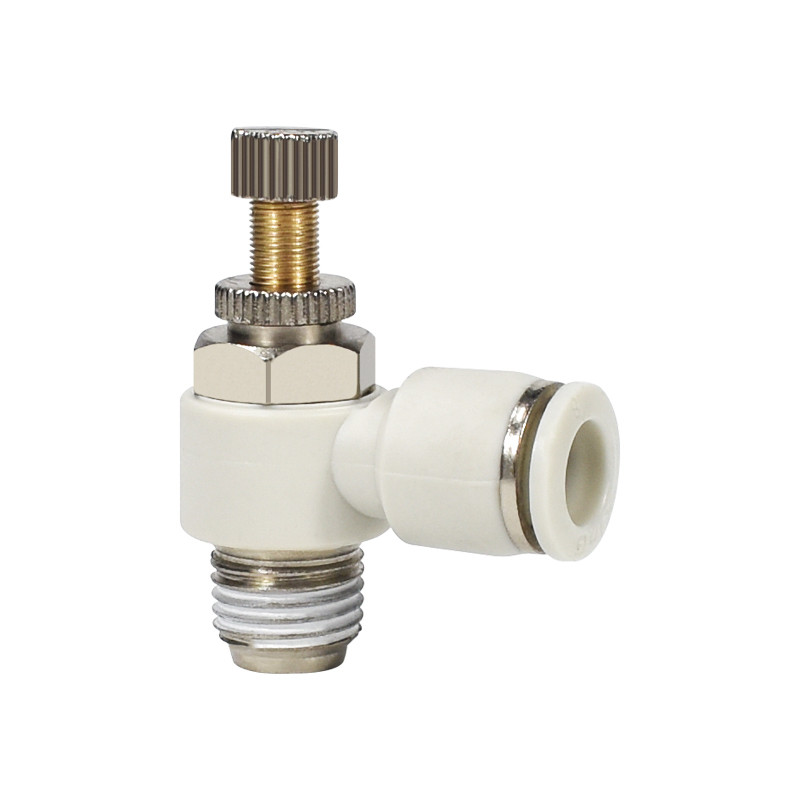 Pneumatic air pipe joint cylinder speed control valve exhaust throttle valve | Shopee Philippines