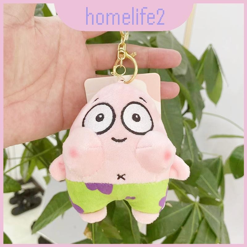 Colorful Fun And Spongebob And Patrick Star Plush Keychain Doll Ages ...