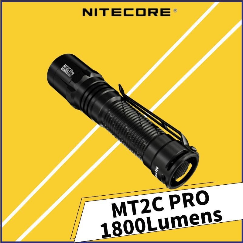 NITECORE MT2C PRO 1800Lumens Rechargeable Compact Tactical Flashlight ...