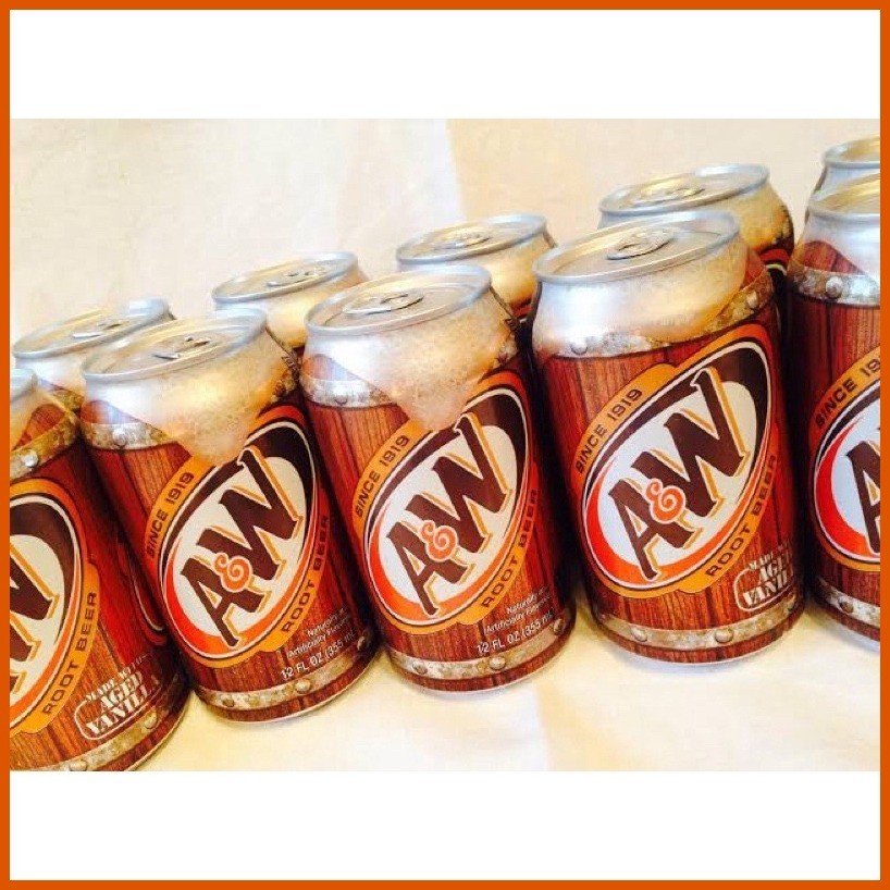Canada Dry Ginger Ale 355ml (1 box; 12 cans) / A&W Root Beer 355ml ( 1 ...