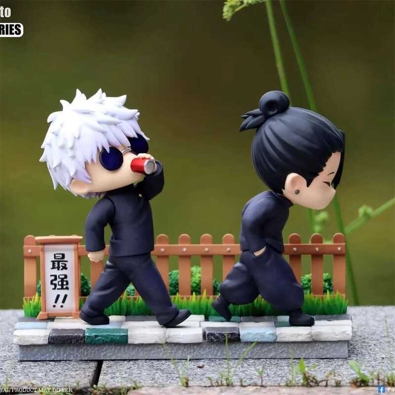 Anime Jujutsu Kaisen Figure Satoru Gojo Geto Suguru Action Figures Mini ...