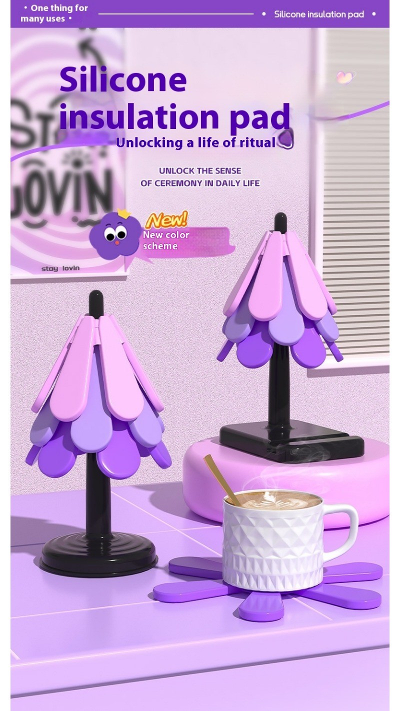 Wheatfield Life Store Silicone Heat Insulation Mat Dining Table Anti ...