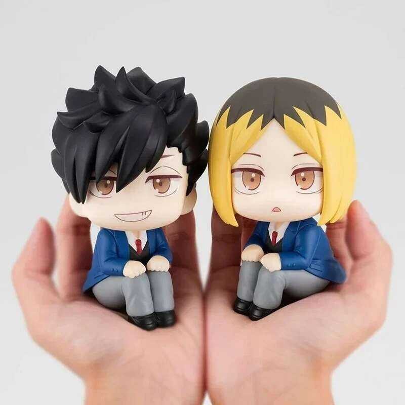 Anime Haikyuu Figures Cute Tetsurou Kuroo Kozume Kenma Action Figures ...