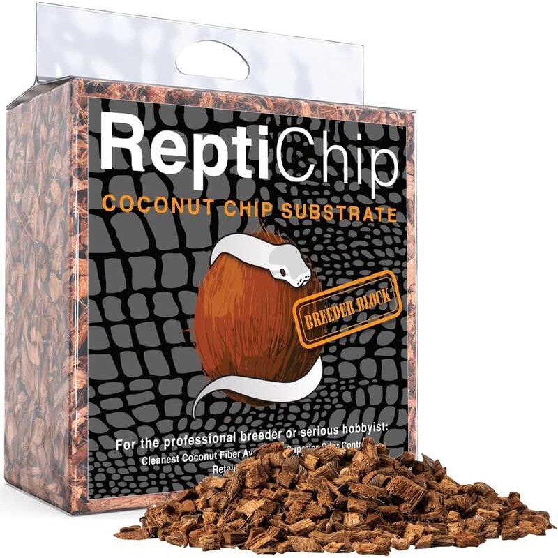 ReptiChip Reptile Substrate Coconut Chip Bedding 72 Quart Compressed ...