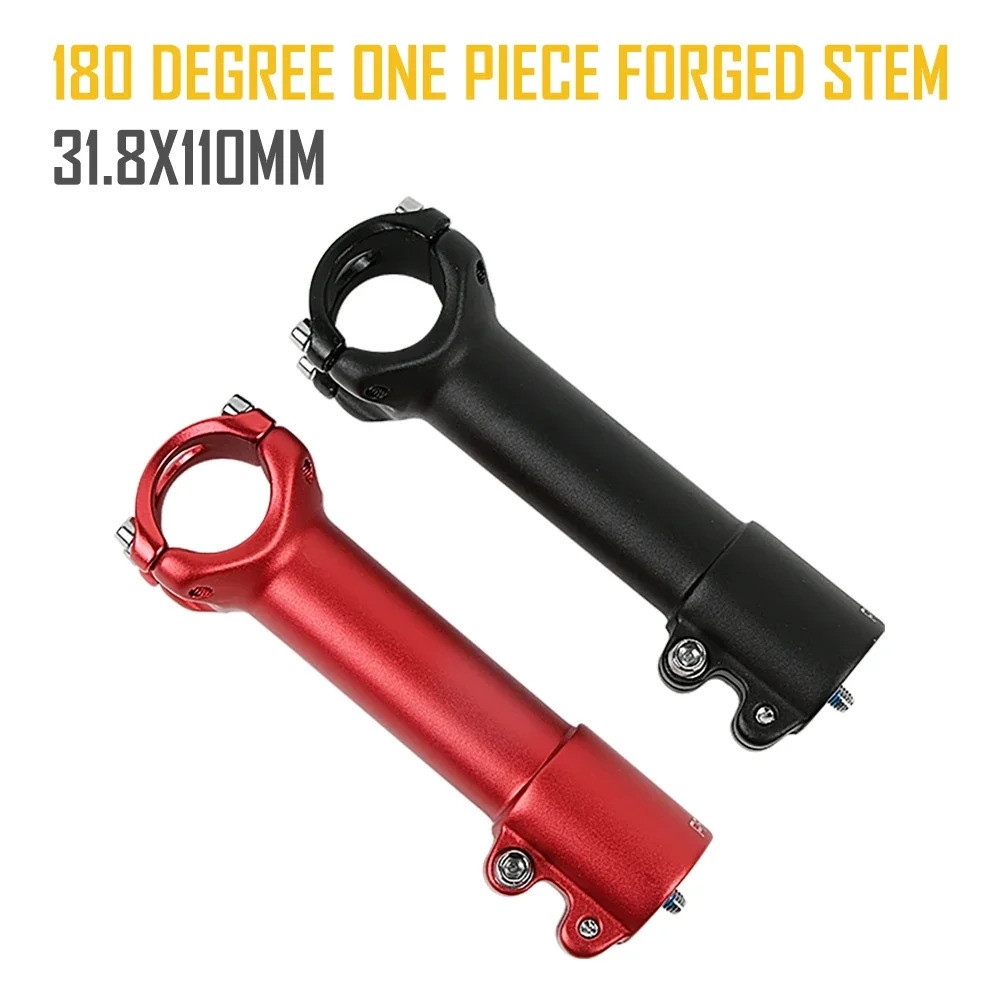 PALOMA One Piece Forged Stem180 Degree Bicycle Stem Riser For MTB Road ...