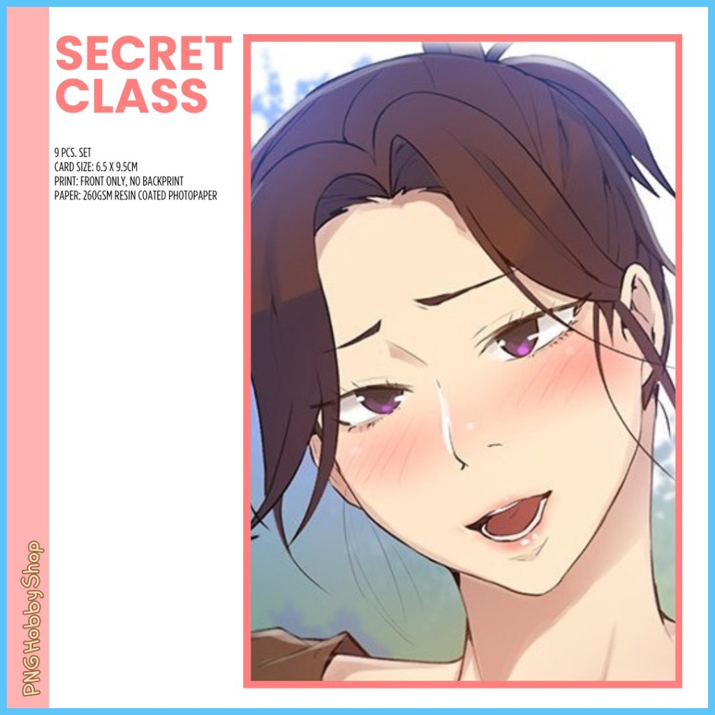 NEW UPLOAD) 9PCS SET Secret Class Korean Manhwa Photocards - PNG Hobby ...