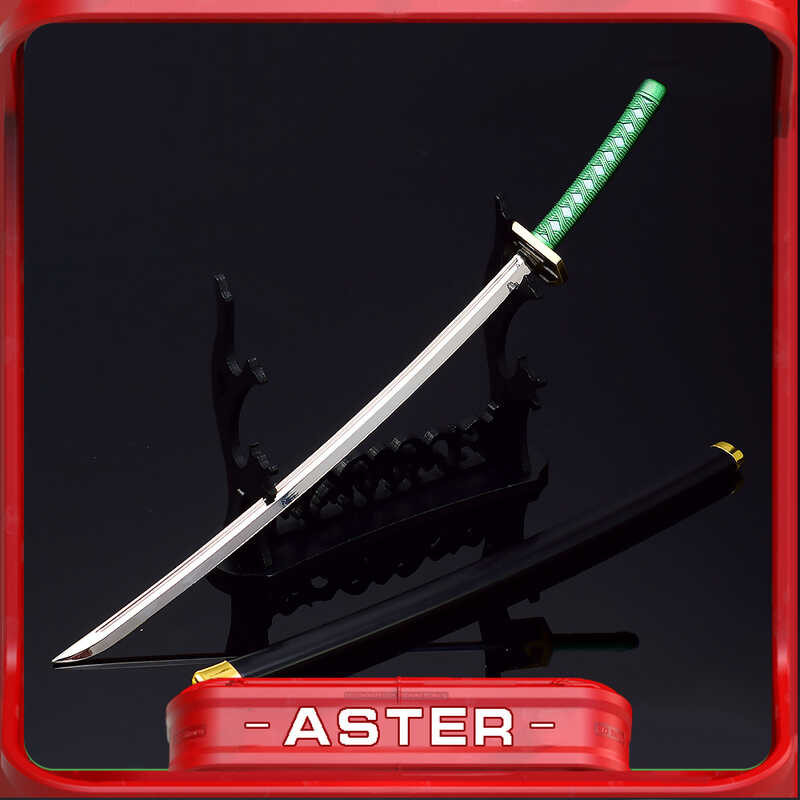 9E6 Bleach Aizen Sousuke Kyoka Suigetsu Metal Model Anime Weapon 26Cm ...