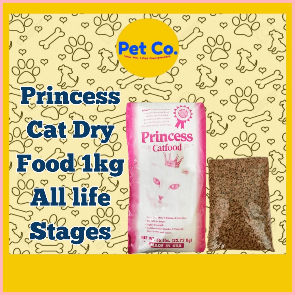 ♂ ๑ Princess Cat Dry Food 1kg All life Stages | Shopee Philippines