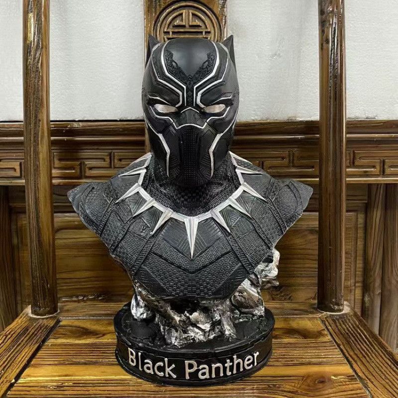 Extra Large Black Panther Bust, Venom Bust, Spider-Man D-figure ...