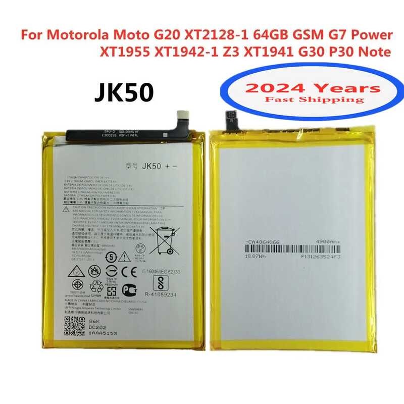 2024 Years 5000Mah Jk50 Battery For Motorola Moto G20 G30 P30 Note ...
